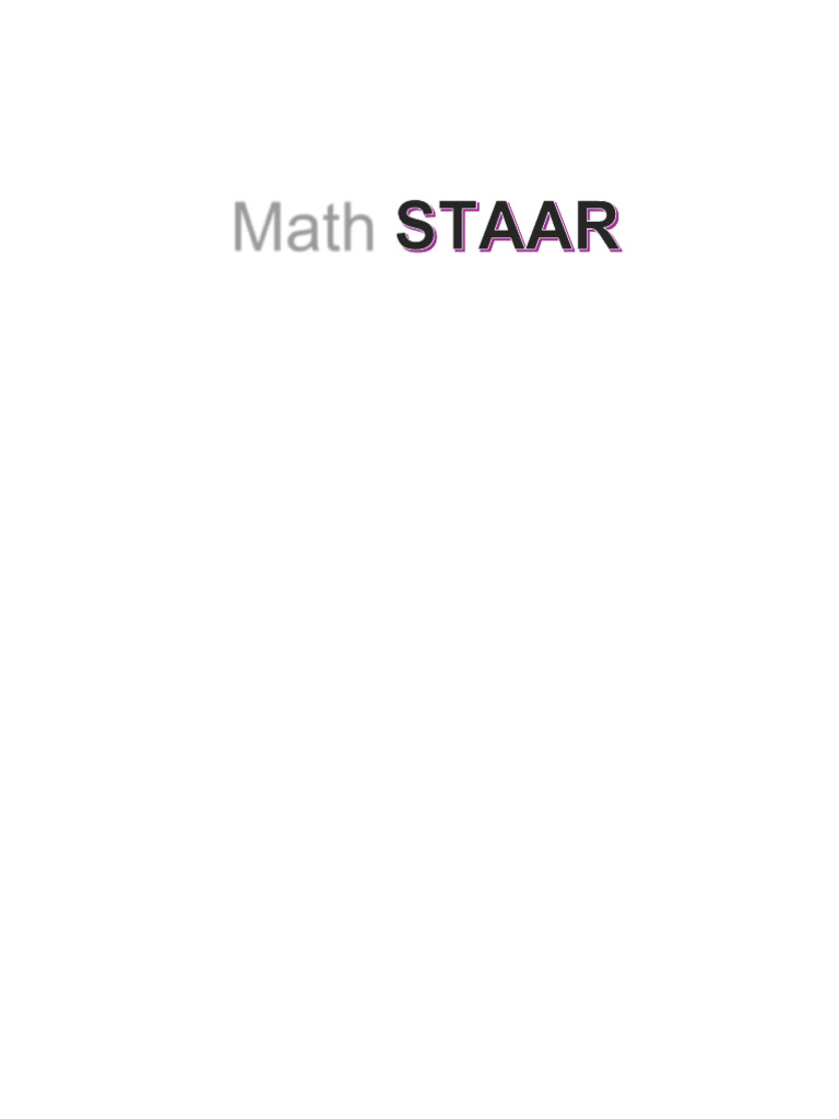 STAAR 7th Grade Math Released 2023 With Answers | PDF