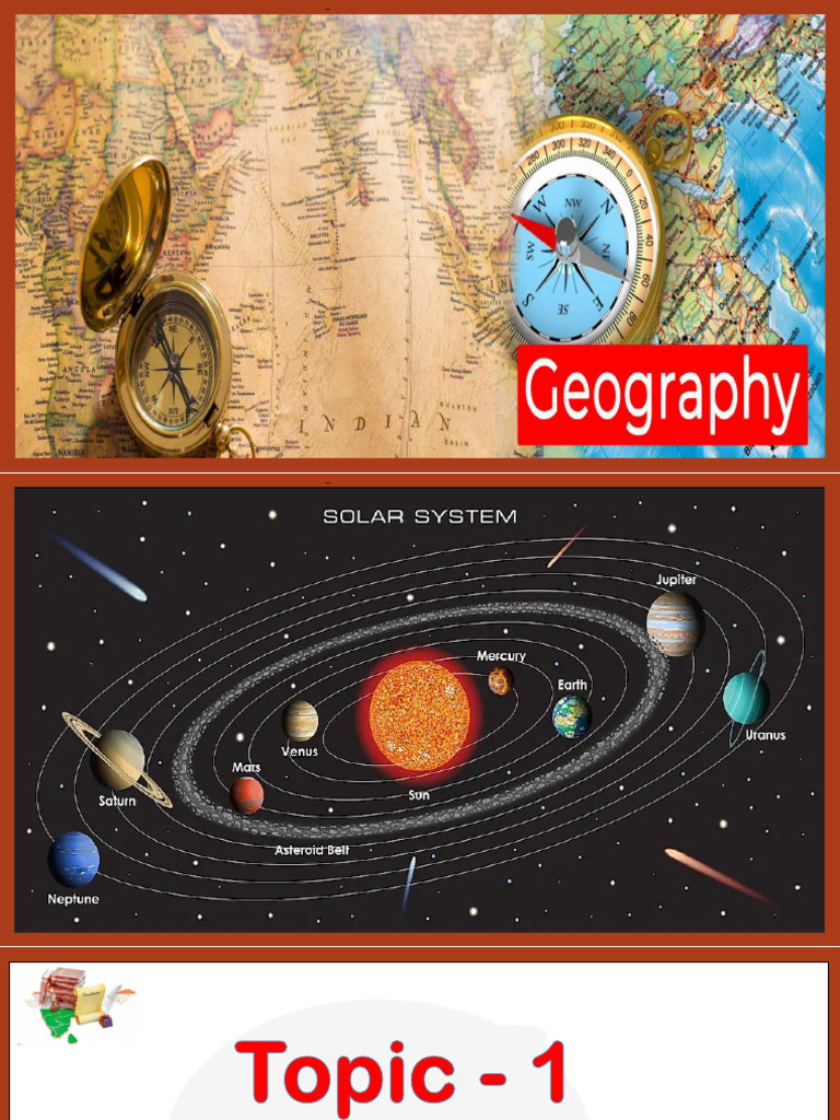 Topic -1 Solar System and its Planet - Geography-2 | PDF