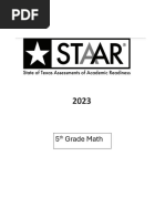 5th grade math STAAR 2024 | PDF