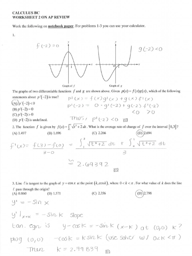 WS+2+on+AP+Review Key | PDF