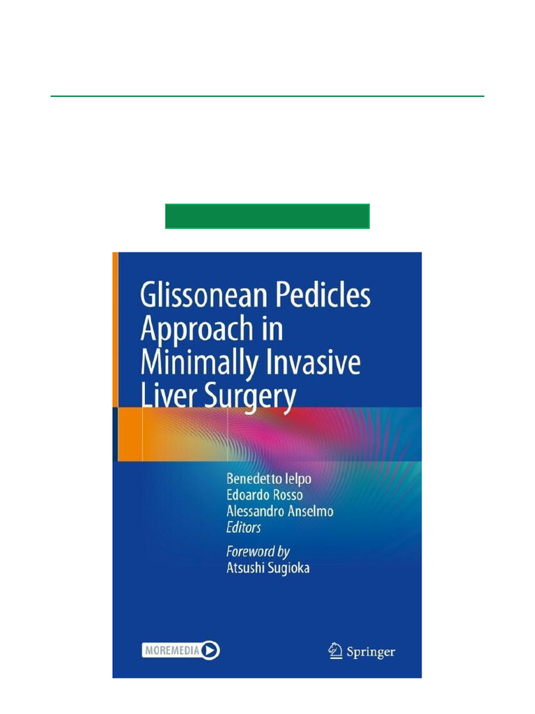 Glissonean Pedicles Approach in Minimally Invasive Liver Surgery PDF ...