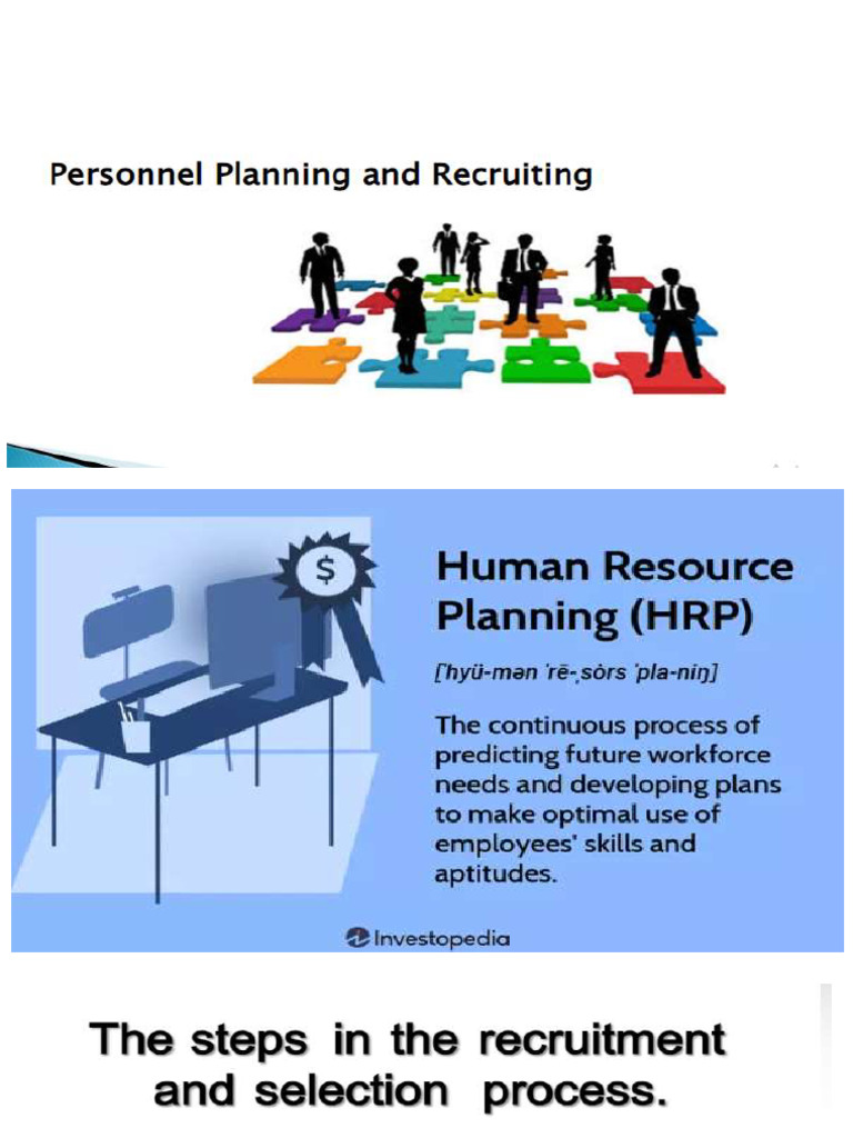 Personnel Planning & Recruiting HRM | PDF
