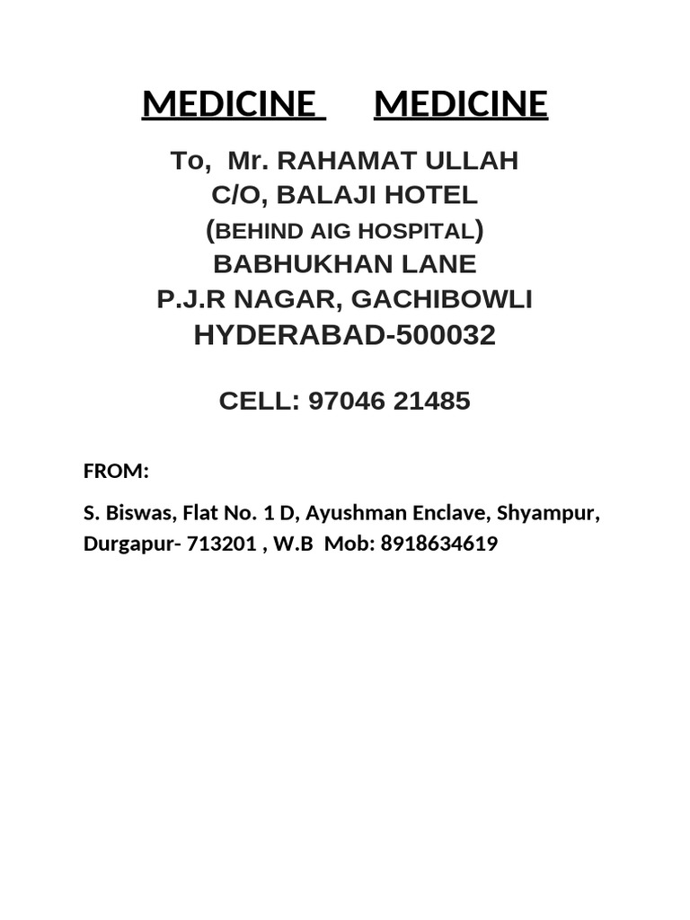 Medicine Medicine Lebel | PDF