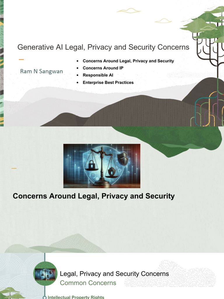 Session 13 Generative AI Legal, Privacy, Security Concerns | PDF ...