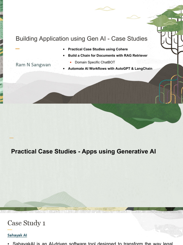 LangChain Case Studies in AI Applications | PDF | Artificial ...