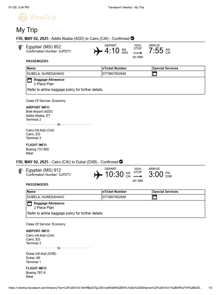 Travelport Viewtrip - My Trip NUREDI | PDF | Transport | Airlines