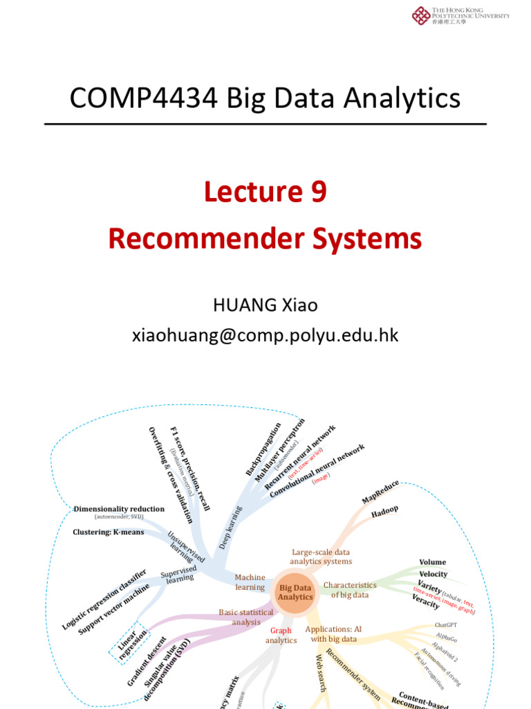 Lecture9 Recommender Systems V0 | PDF | Information Science | Computing