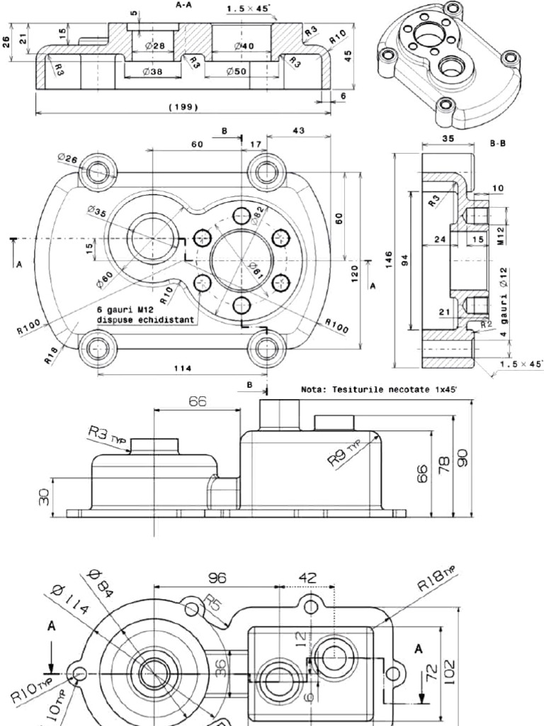 TD Autocad Dessin D'ensemble | PDF