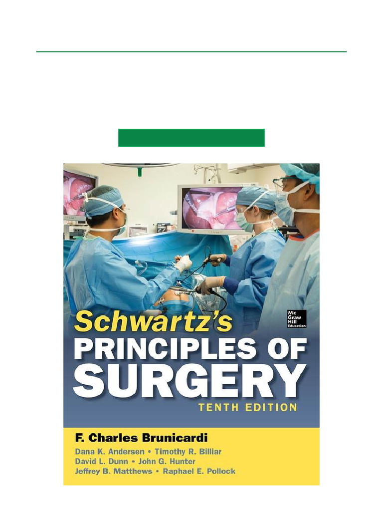 Download Schwartz's Surgery 10th Edition | PDF | Surgery | Doctor Of ...