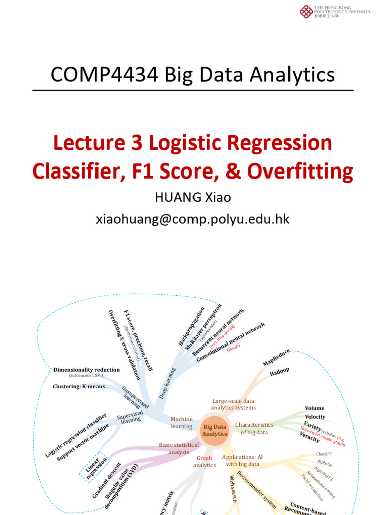 Lecture3 Logistic Regression Classifier V0 Pdf Regression Analysis