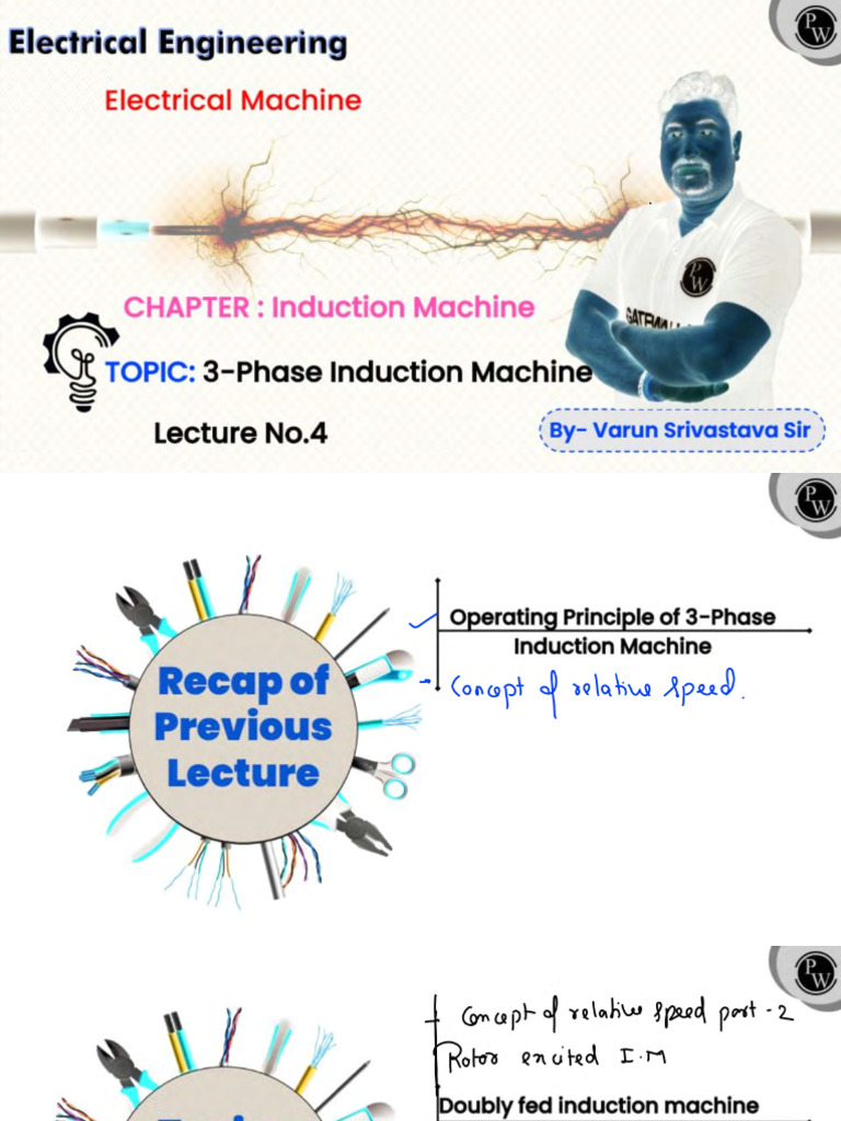 INDUCTION MACHINE 04 - Class Notes (By Varun Sir) - Invert | PDF