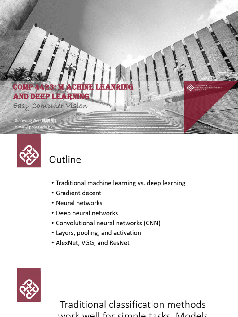 L7-Lecture-Image.classification.DNN-v4 | PDF | Computer Vision | Deep Learning