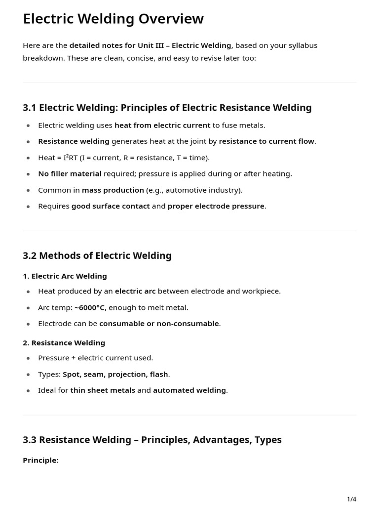 Electric Welding Imp Questions | PDF | Welding | Construction