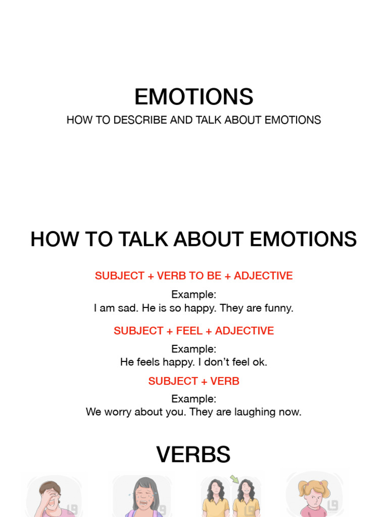 Emotions - English Vocabulary - Lesson 2 | PDF