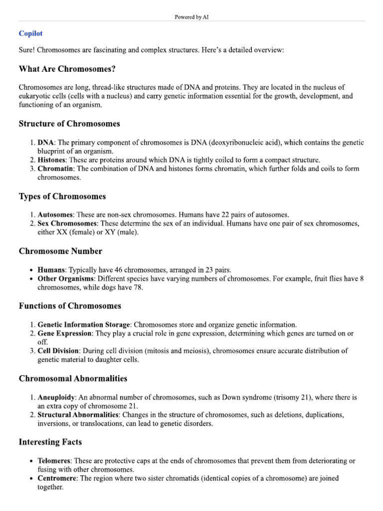Chromosome | PDF