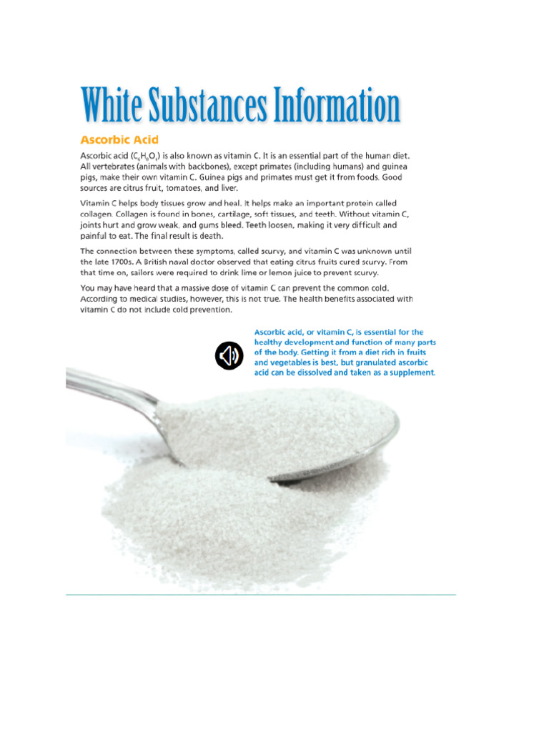 Mystery Mixture Substances Information | PDF