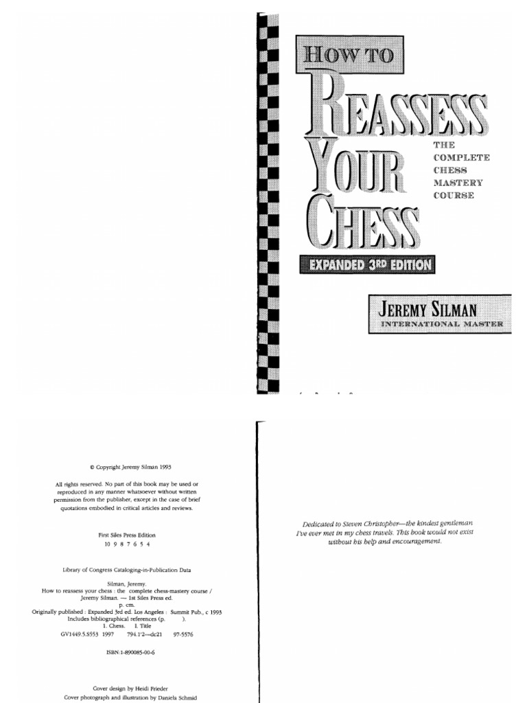 How To Reassess Your Chess Jeremy Silman | PDF