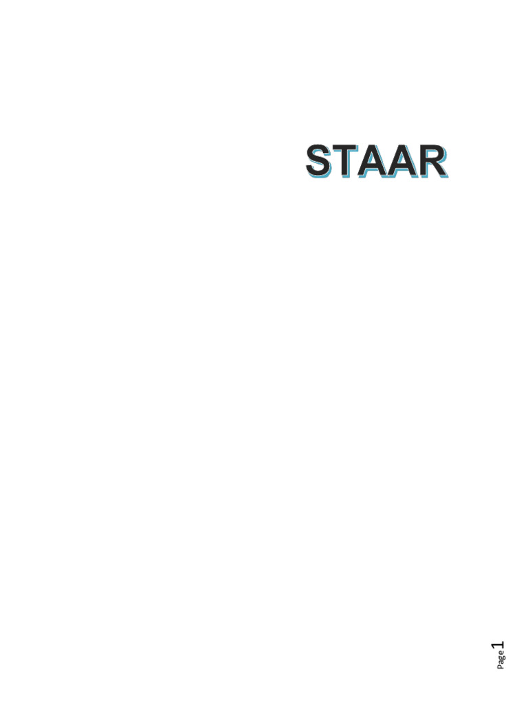 2023 3rd Grade Math STAAR Answers | PDF | Texas