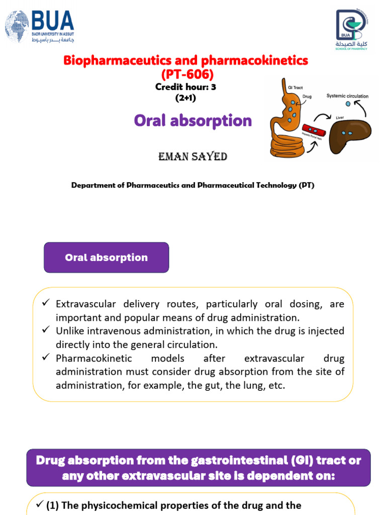 Lab.4 - Oral Absorption Model Answers | PDF | Pharmacokinetics | Pharmacology