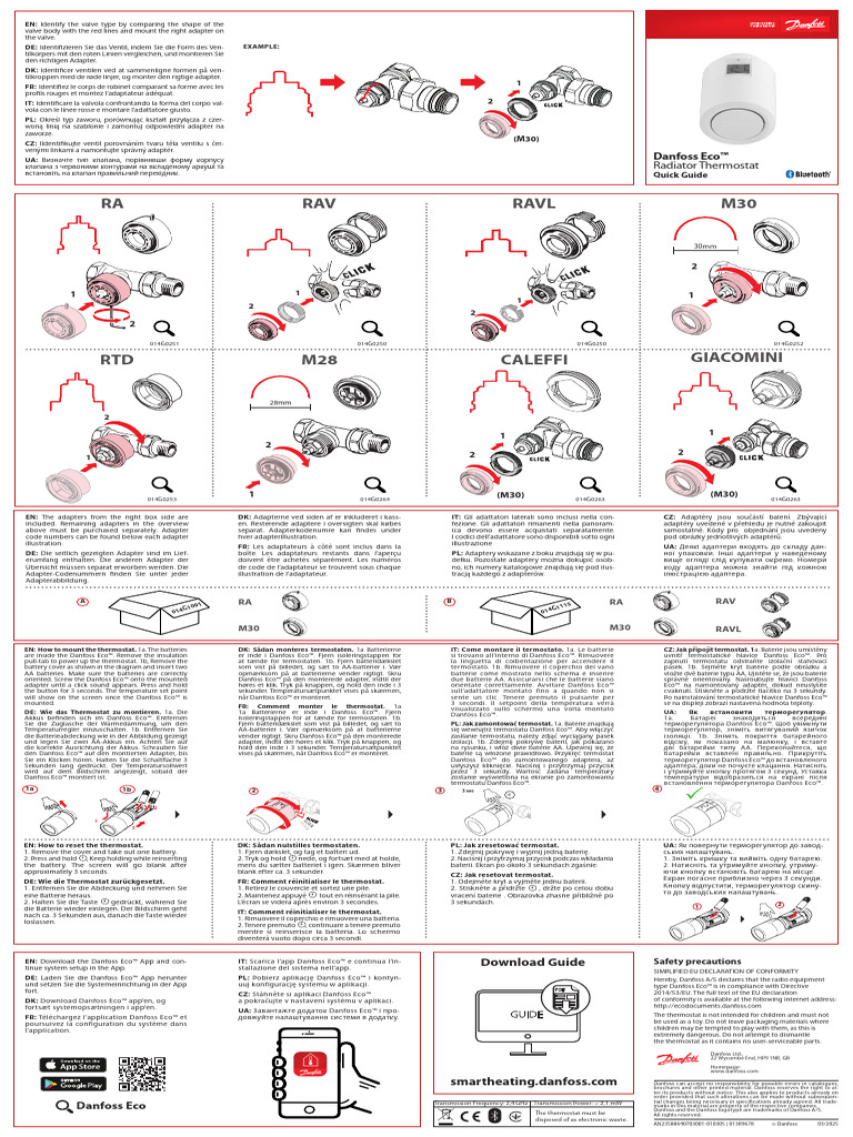 RA RAV Ravl M30: Danfoss Eco™ | PDF