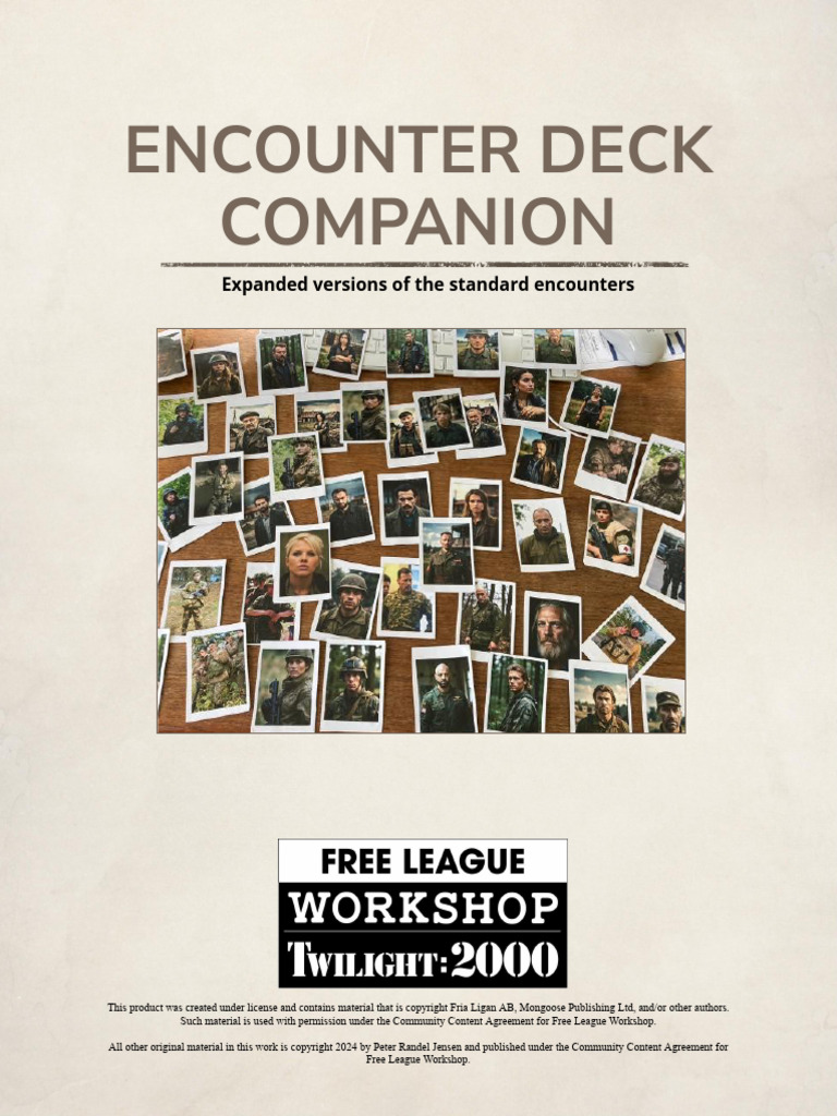 Encounter Deck Compantion 2nd Edition | PDF