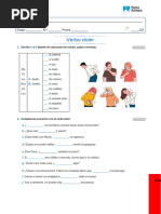 Ejercicios VI Ejercicios Con El Verbo DOLER | PDF