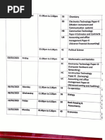 CXC CSEC Timetable May-June 2025 | PDF