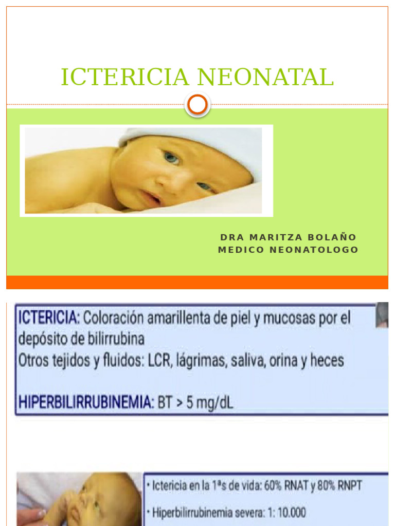 5 Ictericia Neonatal | PDF | Especialidades Medicas | Medicina CLINICA