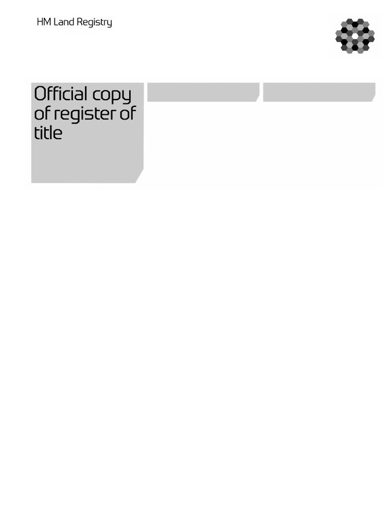 Official Copy of Register - VPR Registration - Tt142408 | PDF | Lease ...