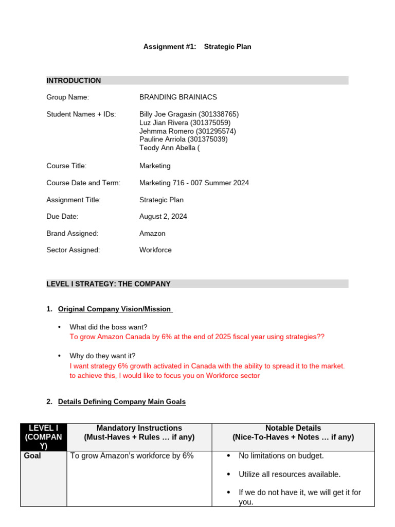 MKTG 716 - Assignment #1 - Branding Brainiacs | PDF | Employment | Employee Retention