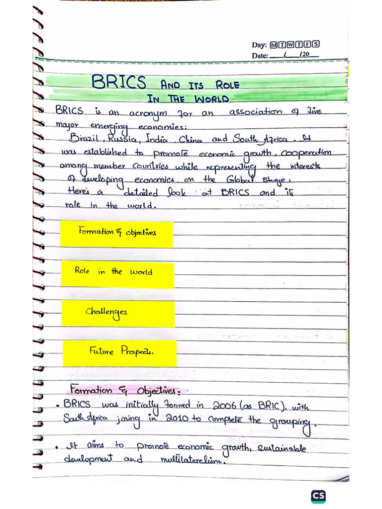 BRICS and Its Role in The World | PDF