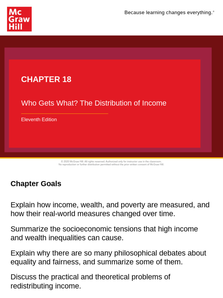 Colander11e Ch18 Final | PDF | Economic Inequality | Discrimination & Race Relations
