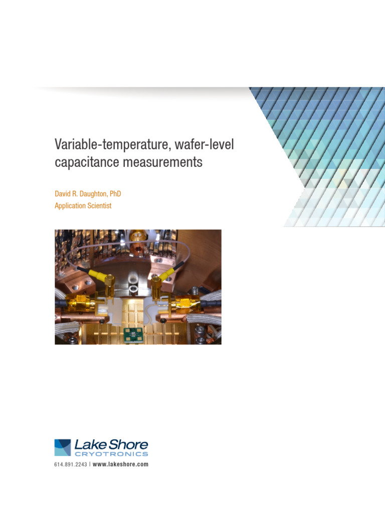 Lakeshore Cryogenics - Daughton - Variable-Temperature Wafer-Level ...