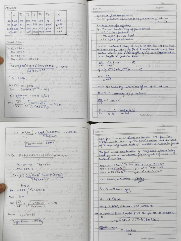 HMT Lab Reading | PDF