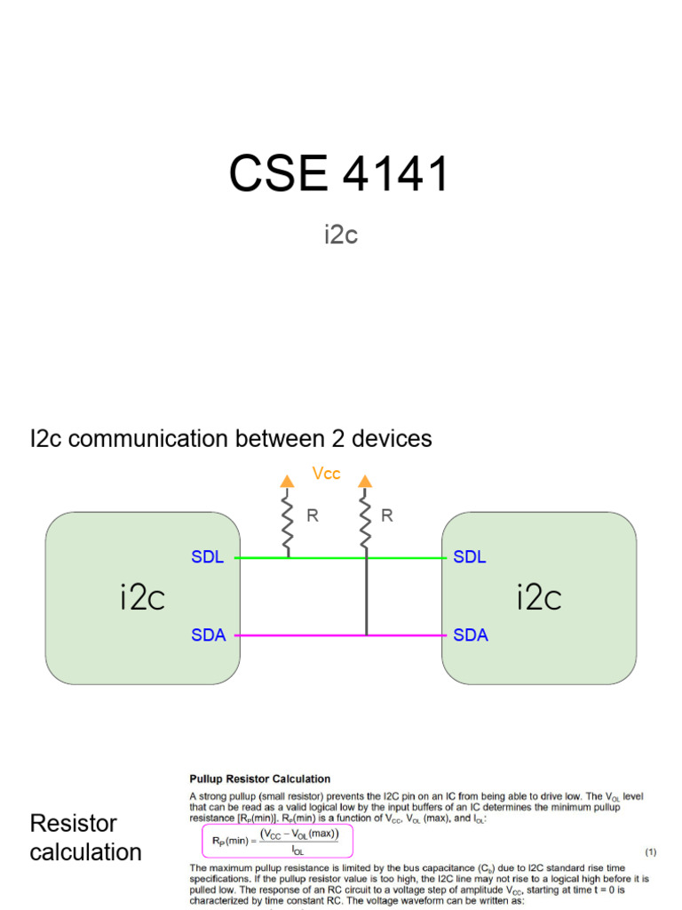 I2C Communication Setup Guide | PDF