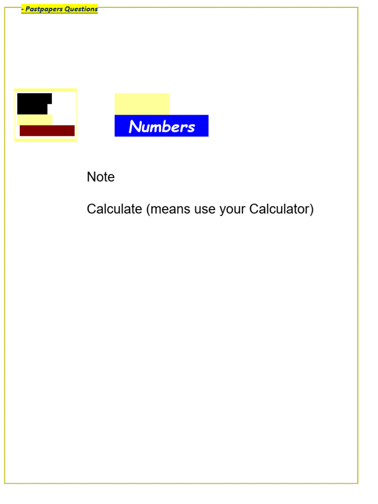 04-Numbers {HW} Draft (1) | PDF | Mathematics | Science