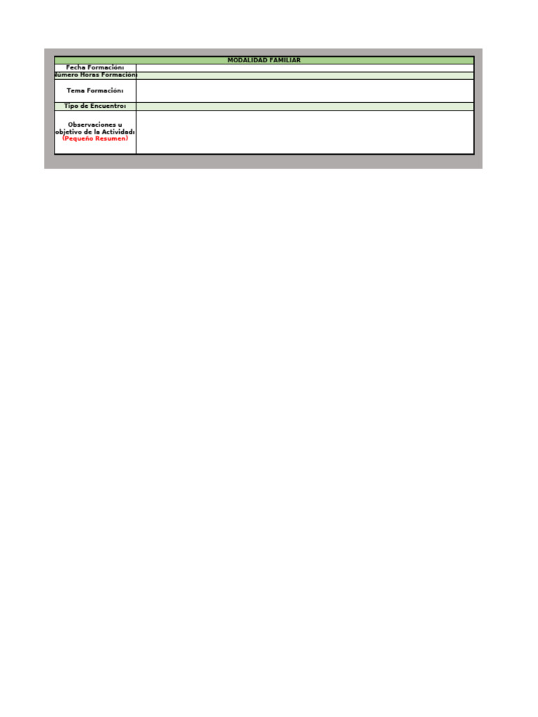Formato Formaciones EIH | PDF