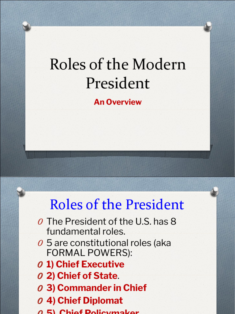 The Modern Presidency Notes | PDF | Presidents Of The United States ...