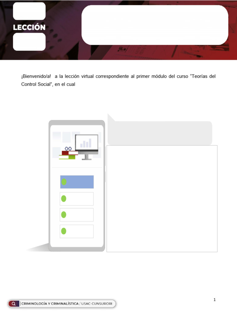 Módulo 1 Introducción A Las Teorías Del Control Social | PDF | Comportamiento | Criminología