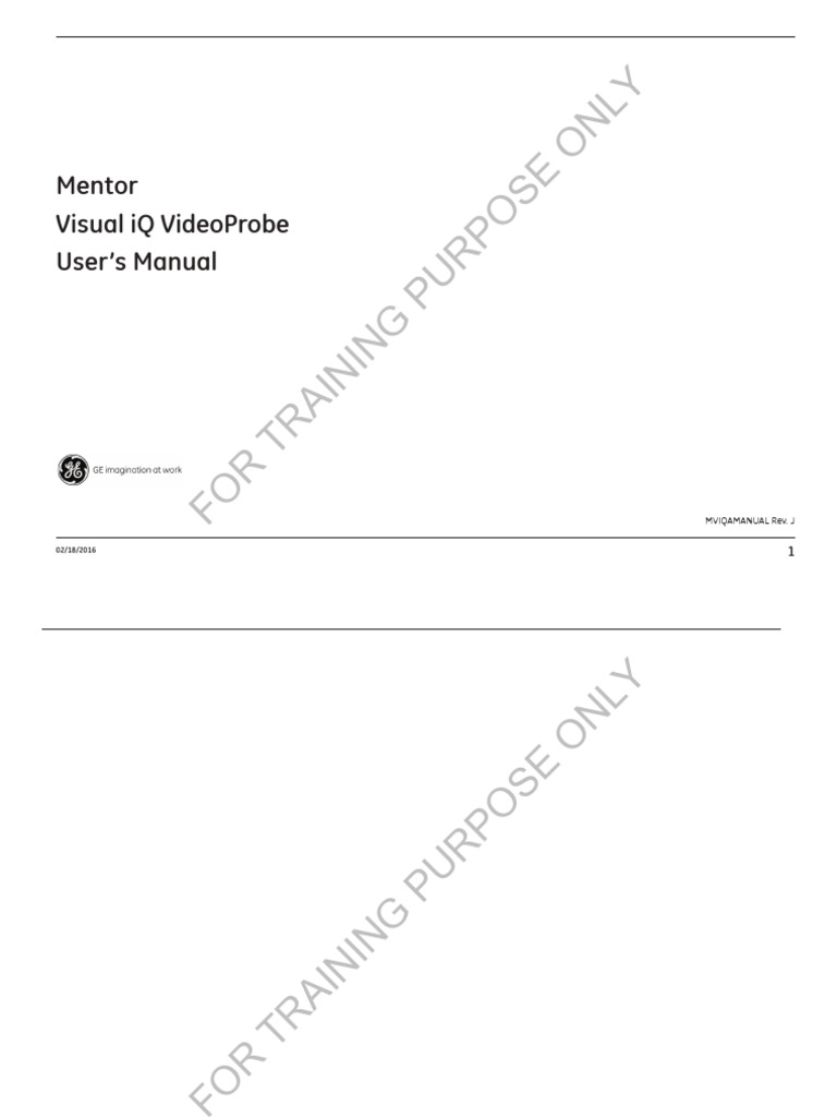 GE Inspection Technologies Touch (MVIQASYS2) Mentor Visual IQ ...