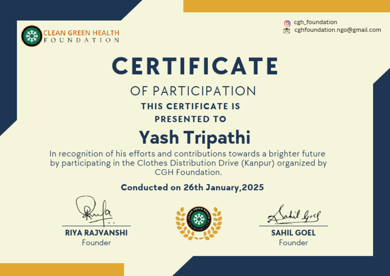 Yash Tripathi Certificate 2 | PDF