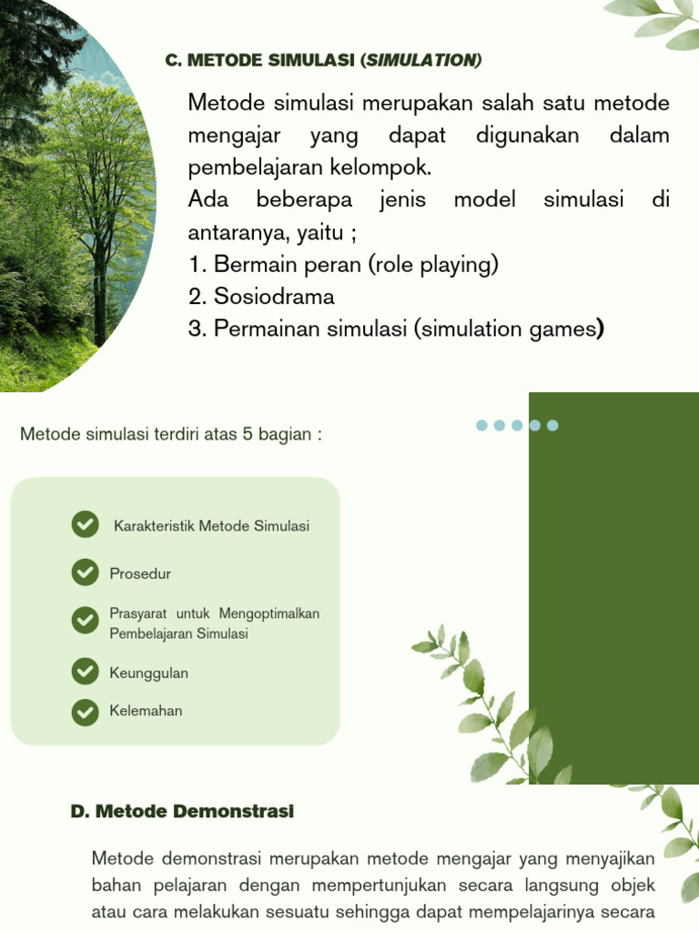 Metode Pembelajaran: Simulasi dan Lainnya | PDF