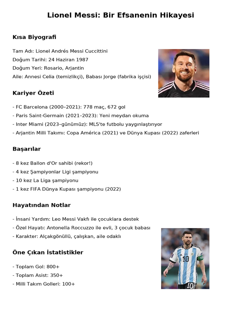 Messi Infografik Final 3 | PDF