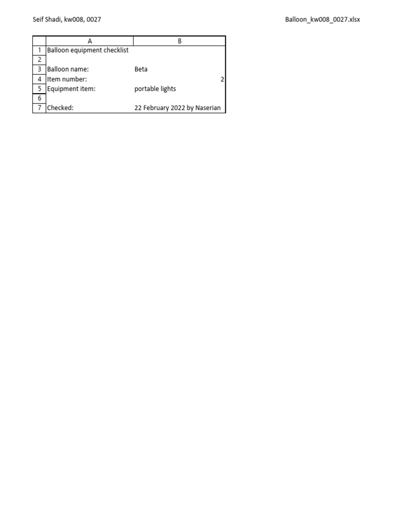 Balloon kw008 0027 | PDF