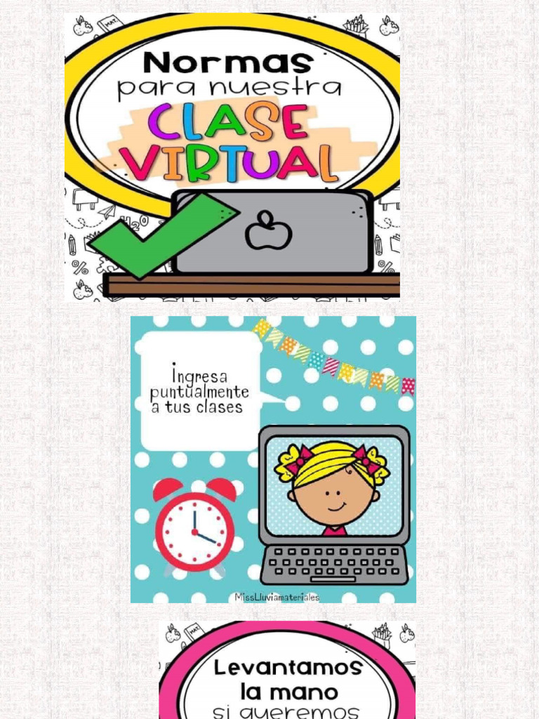 Reglas Para La Clase Virtual | PDF