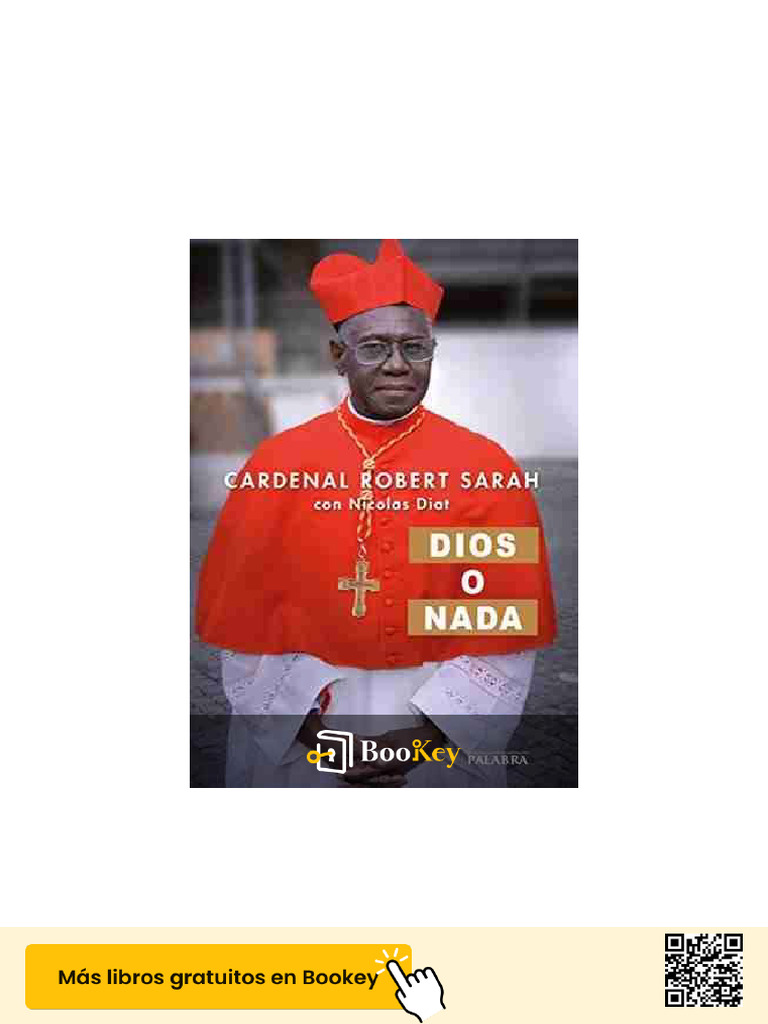 Dios o Nada PDF Robert Sarah | PDF | Iglesia Católica | Fe
