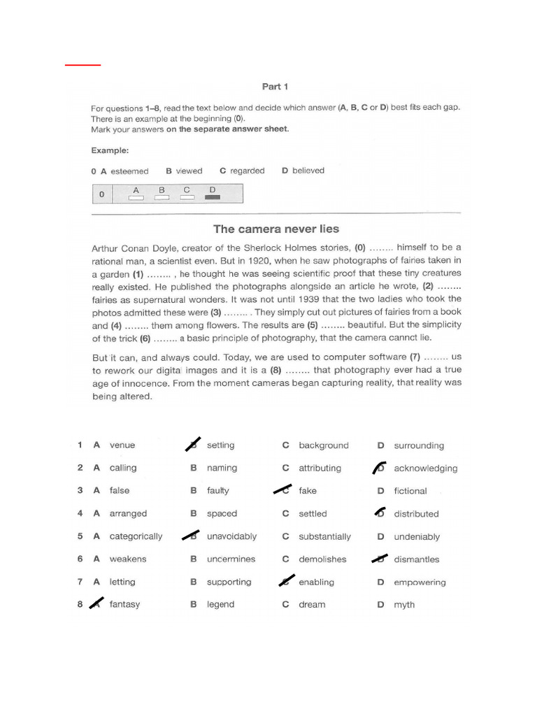 1) CAE Part 1 Tests (1) | PDF