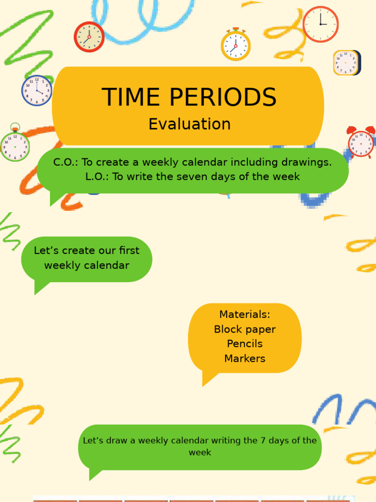 Time Periods Evaluation | PDF