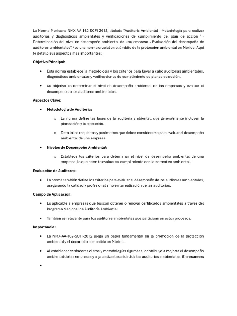 La Norma Mexicana NMX | PDF