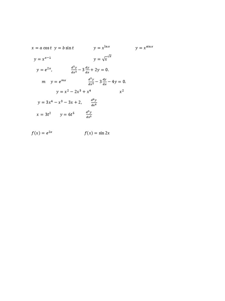 MTH 102 Tutorial Questions 2 - 051611 | PDF